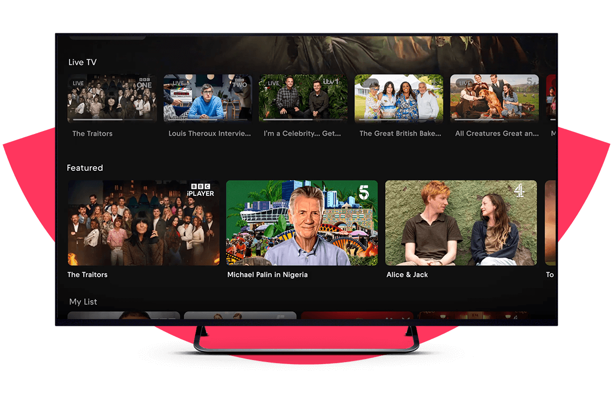 Freely Stream Live and On Demand TV for Free